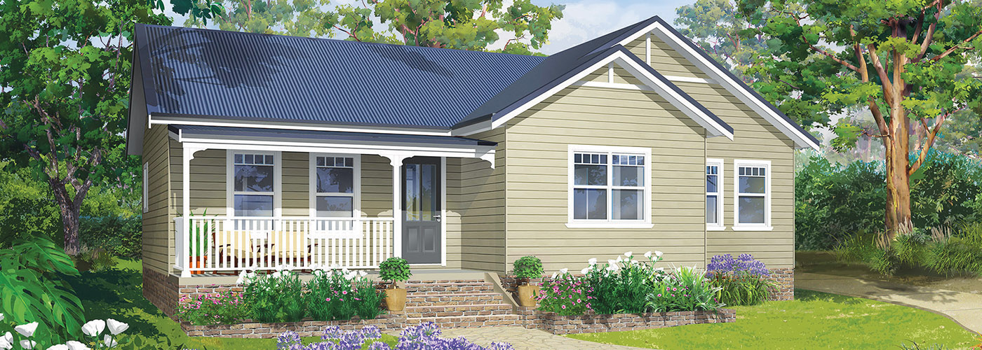 The Blackheath, Charming country cottage Paal kit home